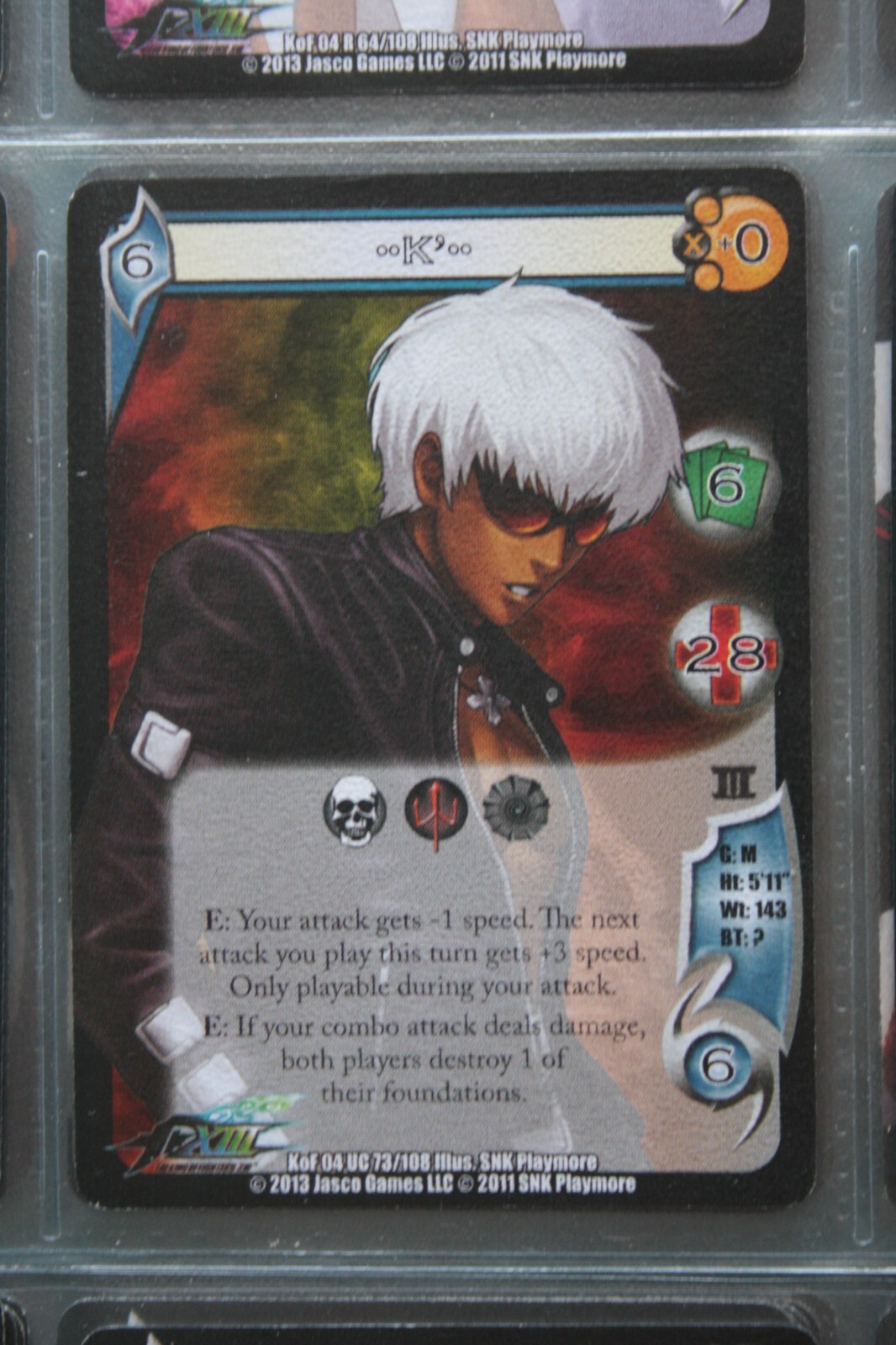 Universal Fighting System King of Fighters XIII **K'** Set KOF04 | eBay