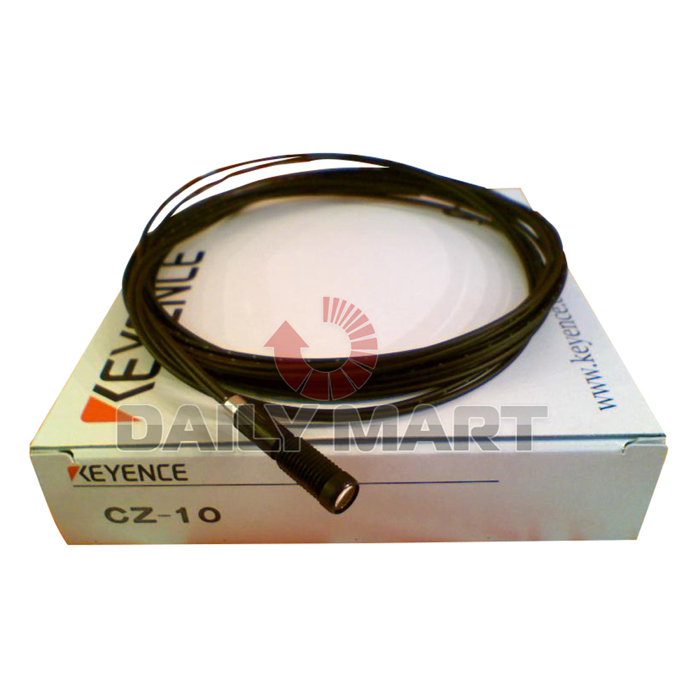 KEYENCE CZ-10 CZ10 COLOUR FIBER OPTIC REFLECTIVE SENSOR HEAD COMPACT ...