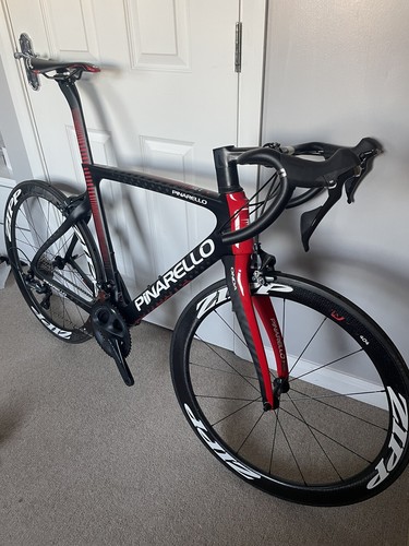 Pinarello Gan S Carbon Road Bike, Ultegra, Pro logo Saddle, Zipp Wheels ...