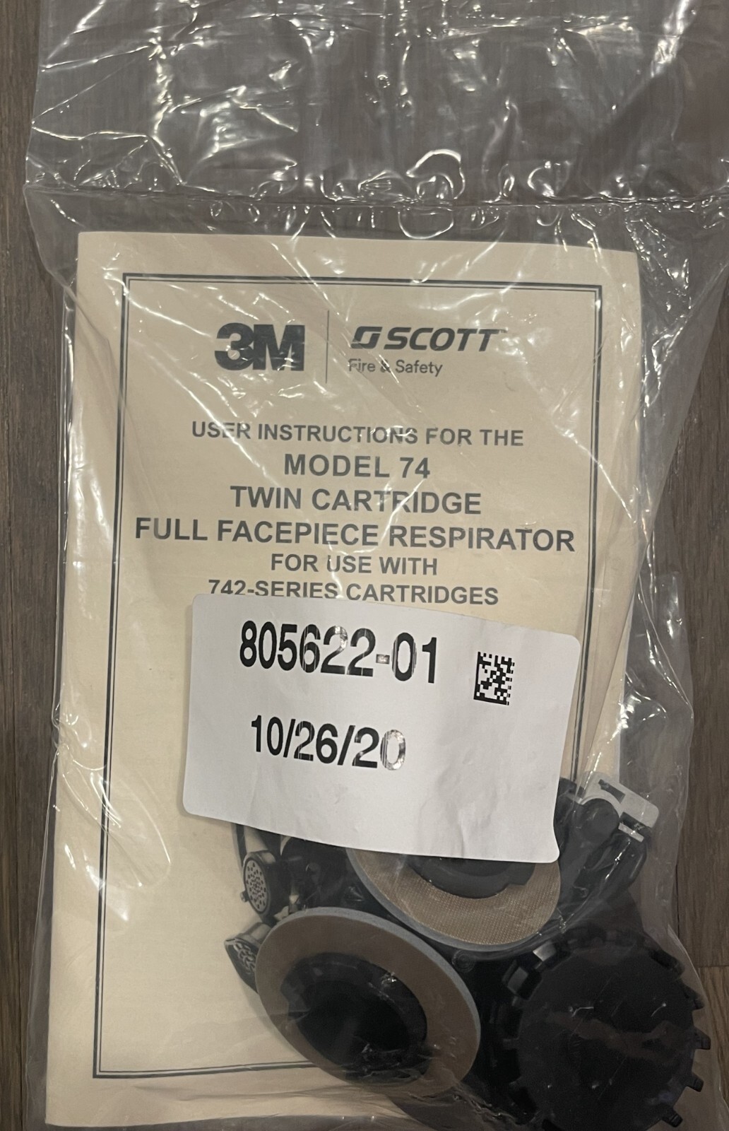 3M Scott Twin Cartridge 1/4 Turn Adapter 742 Series For AV-2000-3000 ...