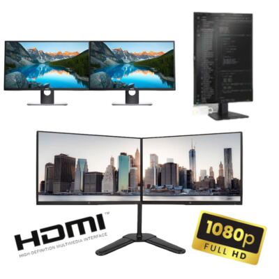 Dual Major Brand Monitor 22" 23" 24" 27" FHD LCD Widescreen Monitor ...