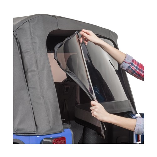 MasterTop Soft Top Rear Replacement Window - Fits Jeep Wrangler JK 2 ...