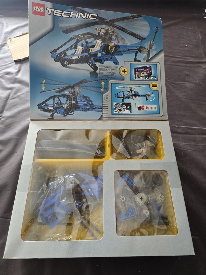 Vintage LEGO Technic Set 8444 Jet Wasp Open Box | eBay