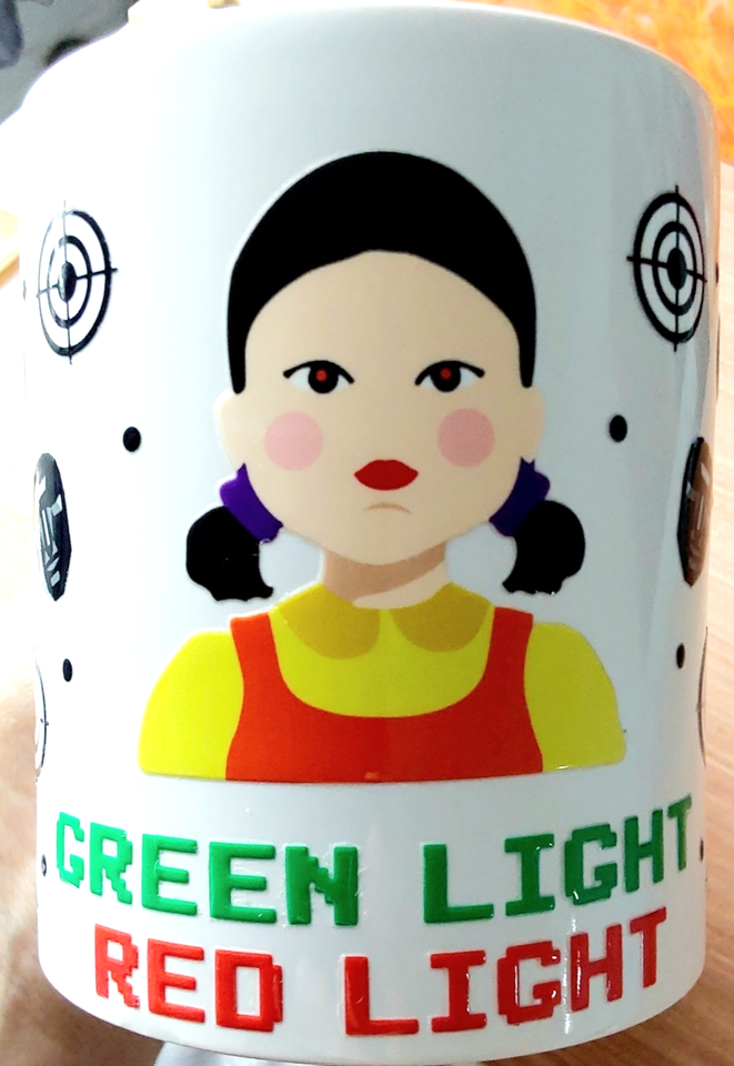 Squid Game - Giant Doll Mug,Red Light - Green Light - Cool Mug for any ...