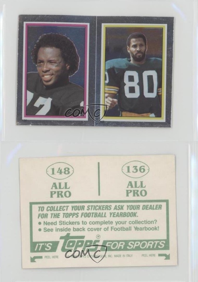 1984 Topps Album Stickers Lester Hayes James Lofton #136-148 HOF 1w8 | eBay