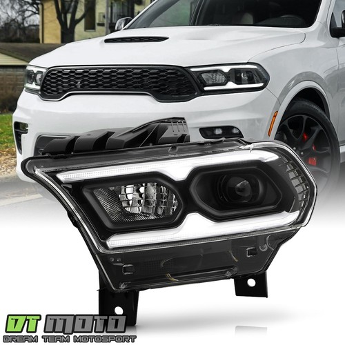 For 2021-24 Dodge Durango Black Bezel non-AFS Full LED Projector ...