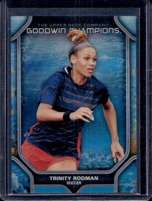 Trinity Rodman 2024 Upper Deck Goodwin Champions #P7 Aquamarine /75 | eBay