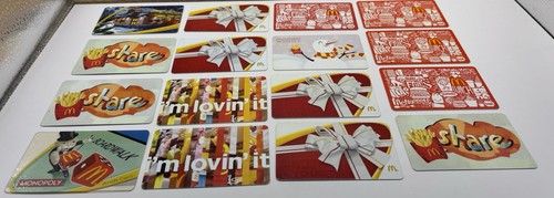 McDonald's Arch Card Gift Card No $ Value Collectible Lot Of 15 2010 ...