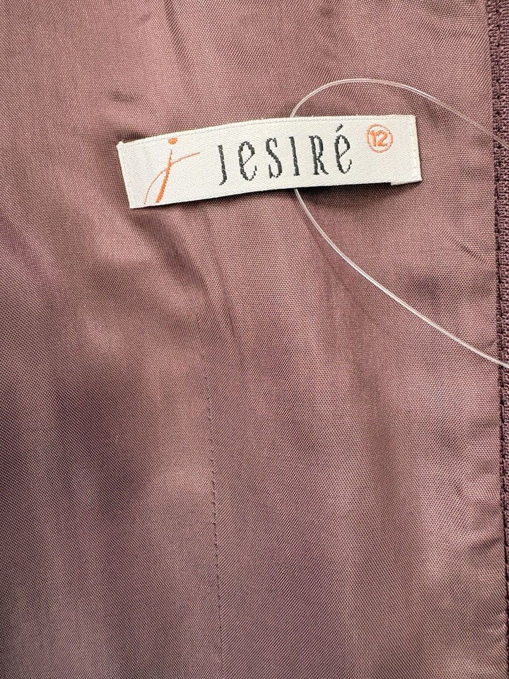Jesire Corset Top Size 12 Sleeveless Boned Purple Cotton Blend Women’s ...