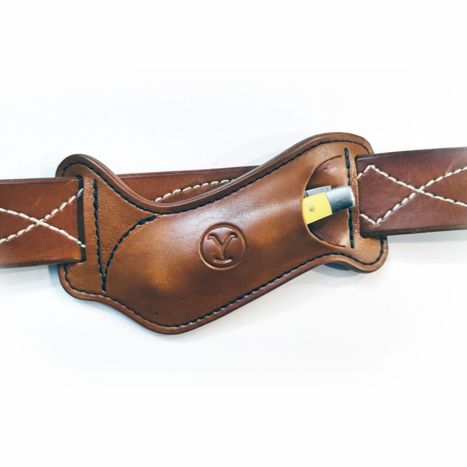 Custom Handmade Horizontal Knife Leather Sheath Your Initials FREE Left ...