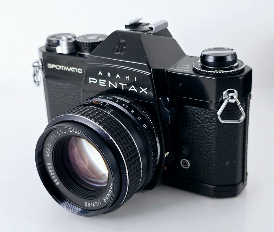 🌸[Exc+++++] Pentax Spotmatic F SPF Film Camera SMC Takumar 55mm F1.8 ...
