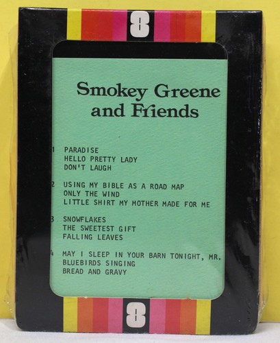 Smokey Greene and Friends - Sealed 8-Track Catridge HTF Bluegrass Folk ...