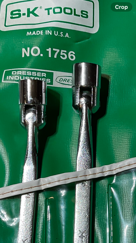 S-K vintage NOS Saltus / flex end 6 piece wrench set #1756 made in USA ...