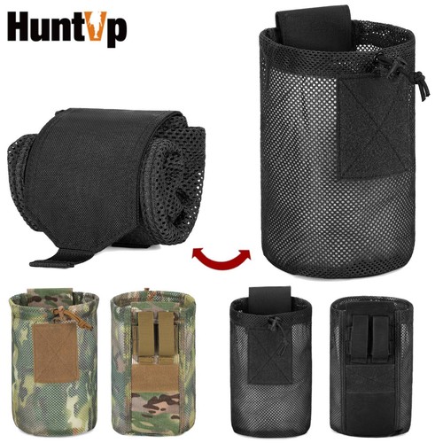 Tactical Mesh Dump Pouch Drop Pouch Magazine Recycling Pack ROLL-UP ...