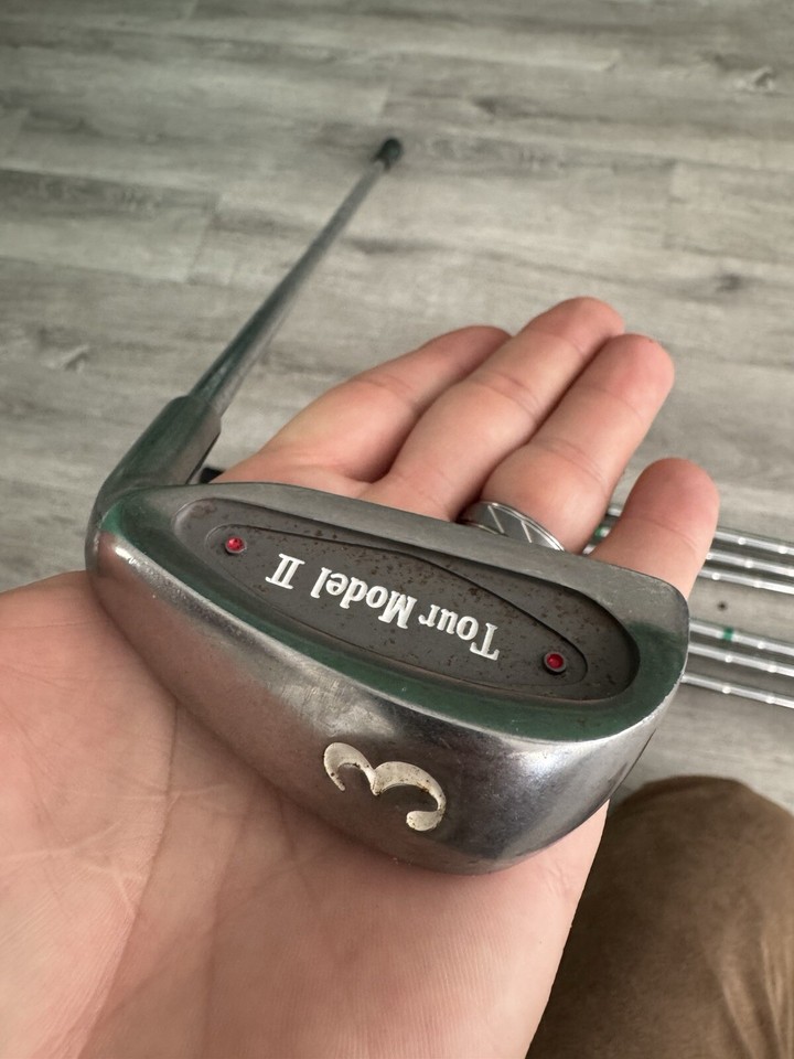 Tour Model II Red Dot RH Iron Set 3,4,5,6,7,8,9 Steel Shaft Golf Club ...