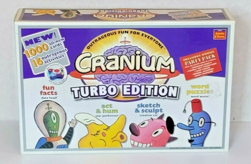 CRANIUM TURBO EDITION WITH PARTY PACK Hasbro Board Game Missing Clay ...