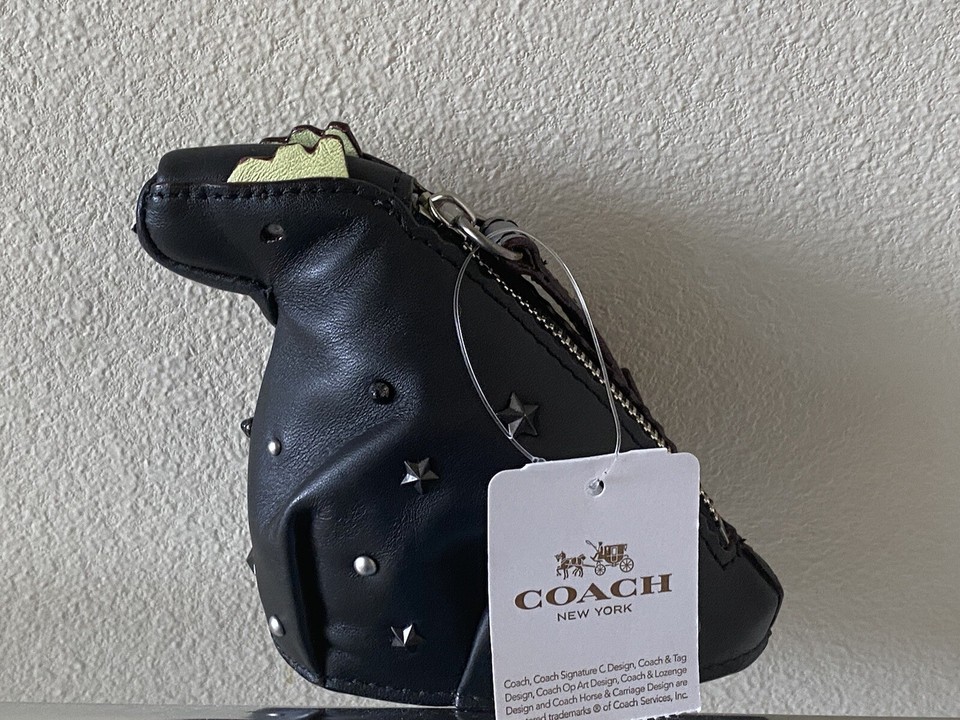 NWT COACH LIMITED EDITION SPACE RIVETS EMBELLISHED REXY COIN CASE 10853 ...