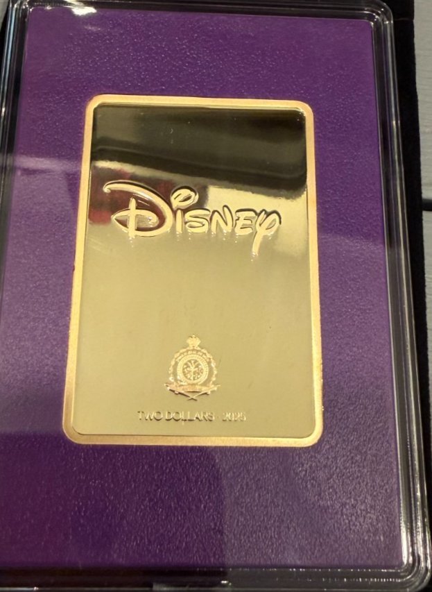 2025 Agoro Disney Beauty & The Beast Gold Gilded Amethyst .999 Silver ...