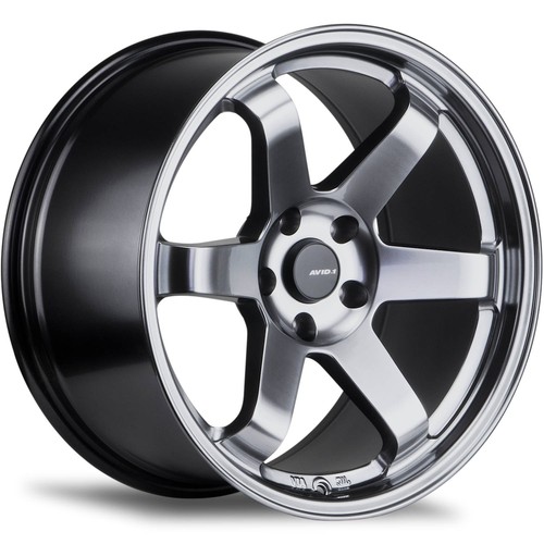 18x9.5 Hyperblack Wheel AVID1 AV6 5x4.5 24 | eBay