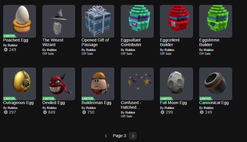 2011 ROBLOX | WARRIOR + BRICKSMITH BADGES | STACKED WITH OLD OFFSALE ...