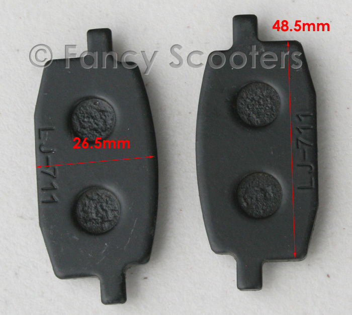 Front Disc Brake Pads Eton E-Ton Beamer 50 Matrix 50 49cc Scooters | eBay