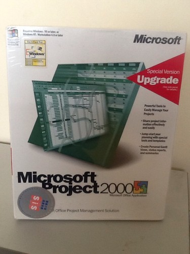 MICROSOFT PROJECT 2000 UPGRADE BNIB | eBay