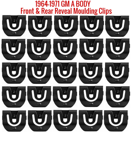 Chevy II, Nova 1964-1971 Rear Window Windshield Molding Trim Reveal ...