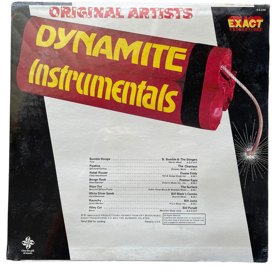 Sealed Dynamite Instrumentals Vinyl LP Compilation 1980 Original Artists EX-210 | eBay