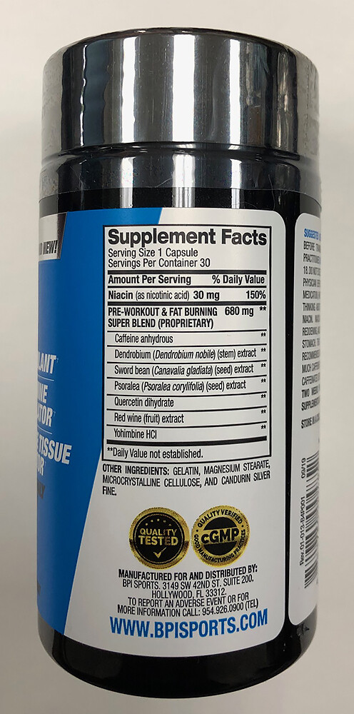 BPI Sports B4 THERMOGENIC FAT BURNER - 30 capsules | eBay