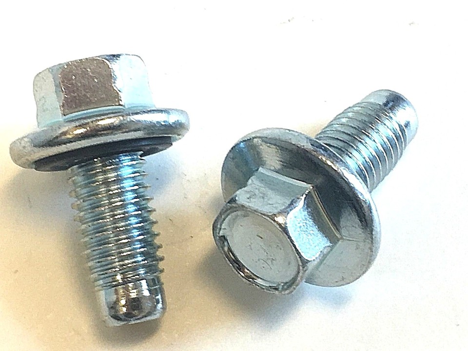 TWO GM Engine Oil Drain Plug w/Neoprene Gasket OE Part #11562588 Free ...