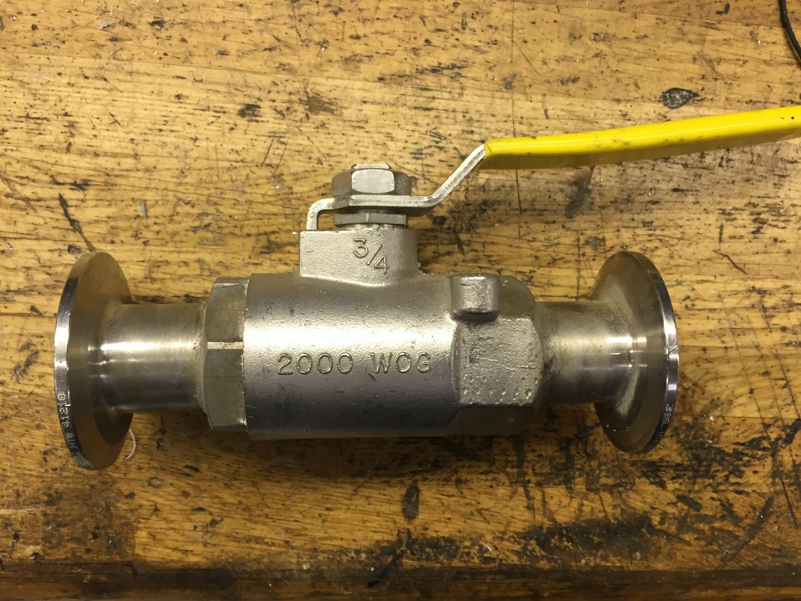 CONBRACO APOLLO 316 SS 90 DEGREE BALL VALVE 3/4" 2000 WOG sanitary home ...