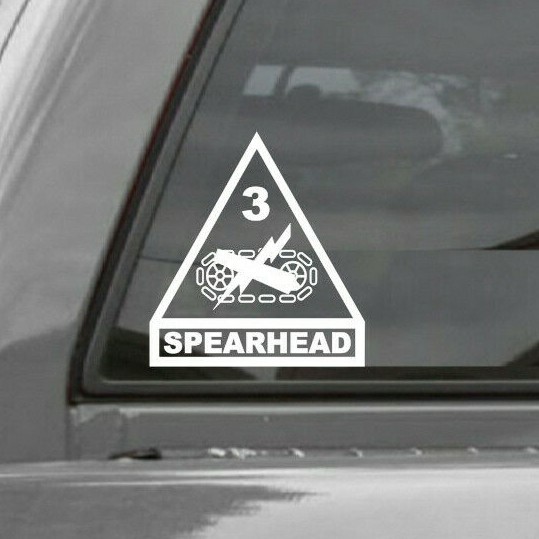 3rd ARMORED DIVISION SPEARHEAD Vinyl Decal Sticker | eBay
