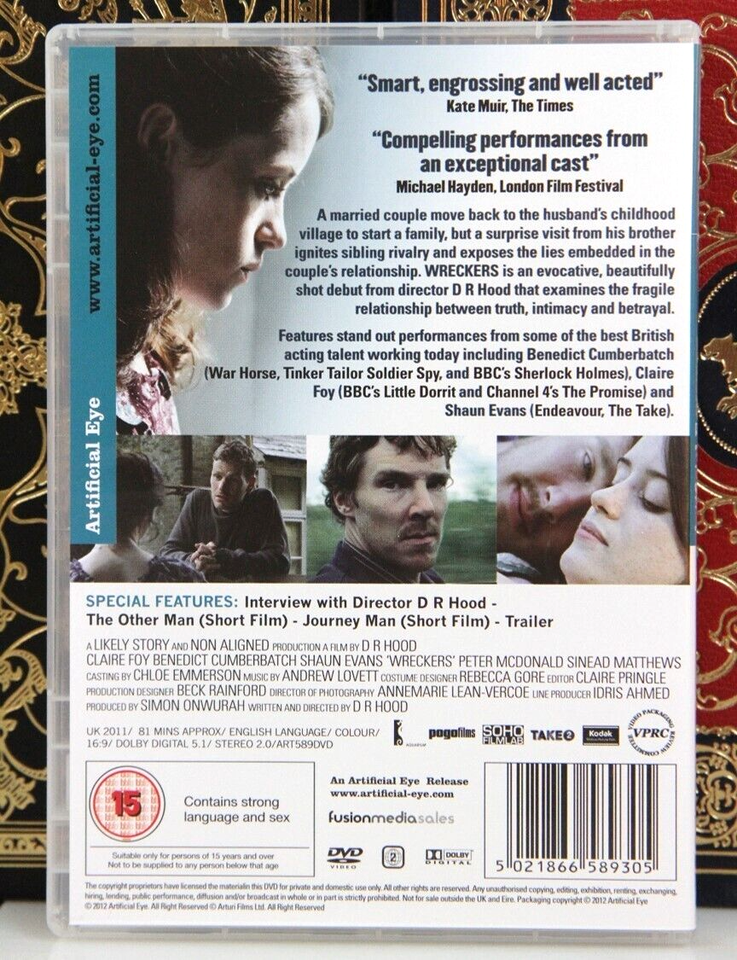 WRECKERS Clair Foy Benedict Cumberbatch -- DVD 🌟REGION 2 UK🌟 I SHIP BOXED | eBay
