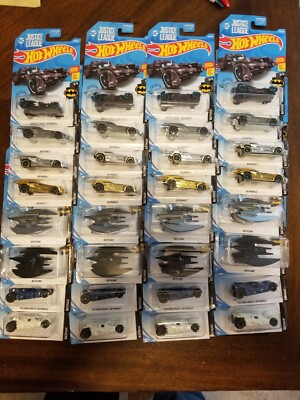 8- 2020 Hot Wheels DC Batmobile's & BATPLANES gray & black. | eBay