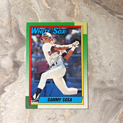 1990 Topps Sammy Sosa Rookie RC #692 Error Card - Chicago White Sox ...