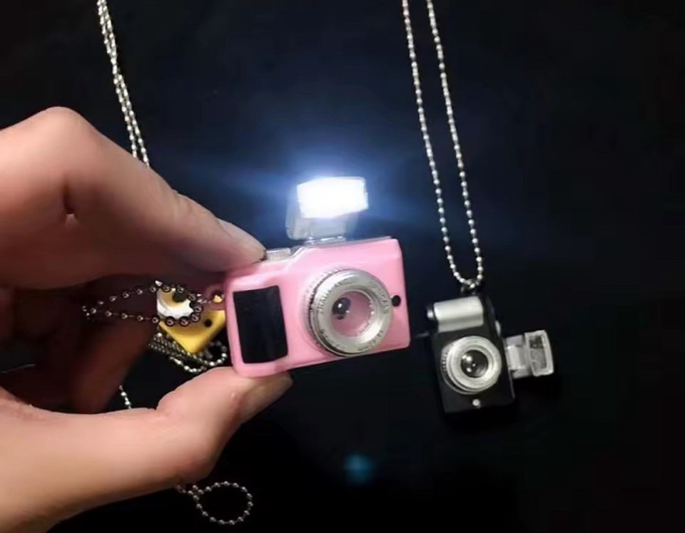 Realistic Camera Necklace With Flash And Sound, New, Photographer Lover ...