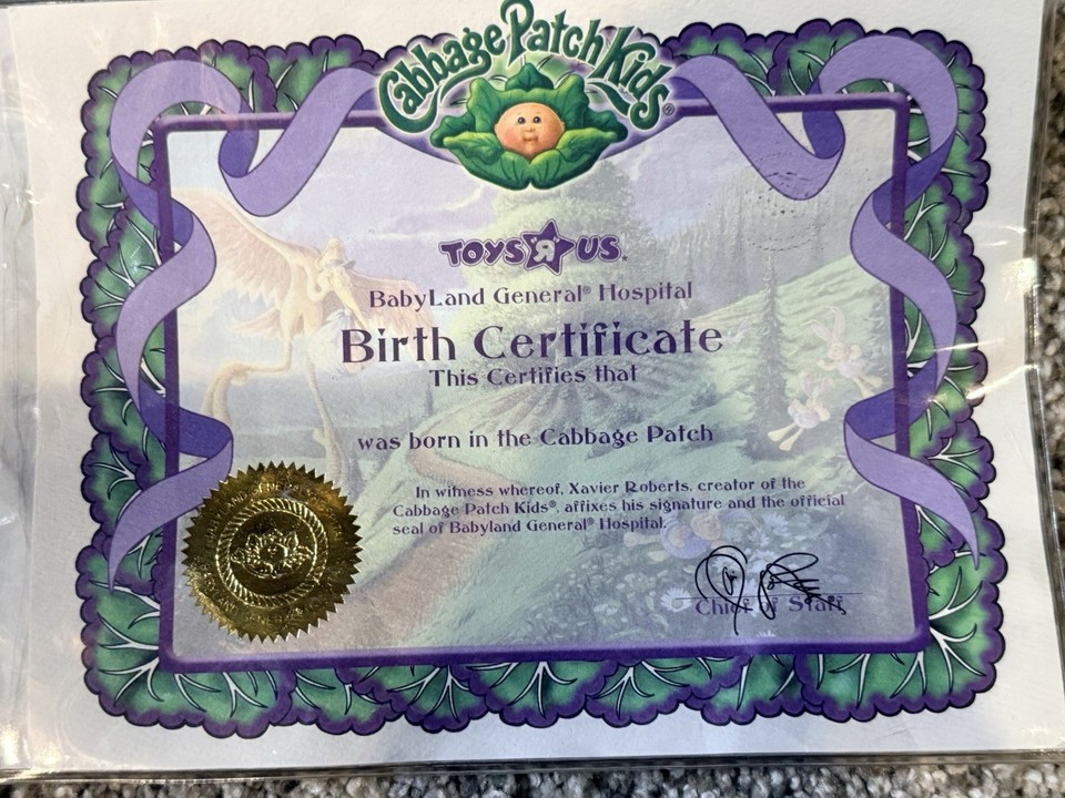 Cabbage Patch TRU 2001 First edition Boy Doll Police Uniform 🩵 | eBay