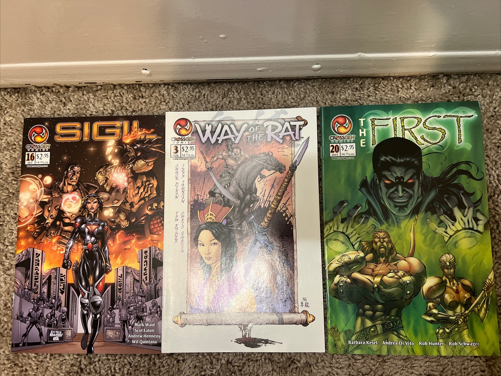 Crossgen Comics Bundle Way of the Rat Sigil The First 2002 | eBay