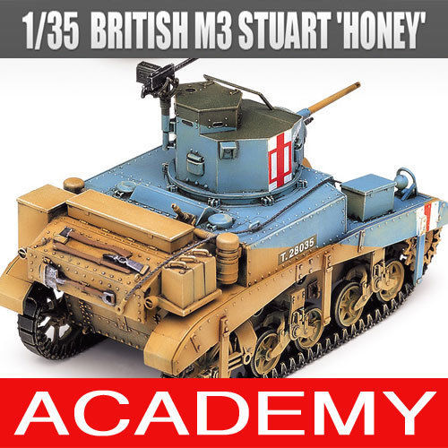 Academy Plastic Model Kit 1/35 British M3 Stuart 'honey' Tank 13270 for ...