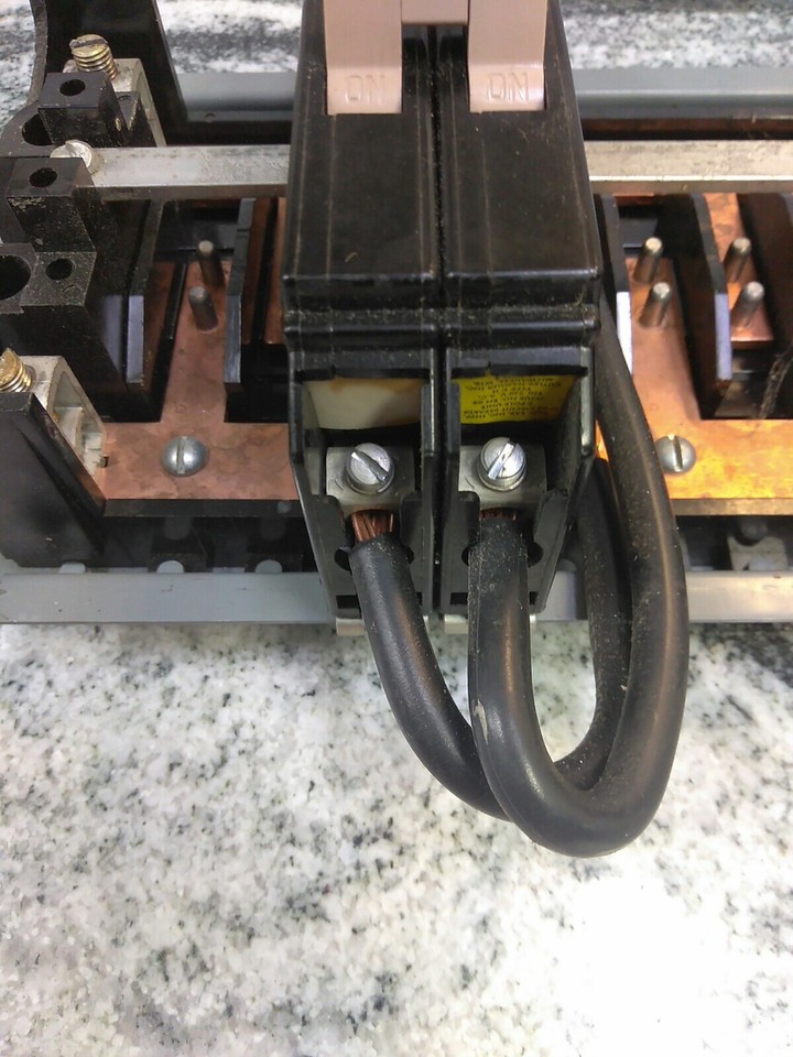 Cutler Hammer PANEL BUS BAR CUT Main 2POLE 50AM &40A 16 Space LIGHTING ...