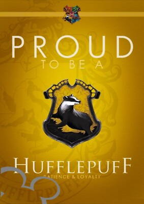 Harry Potter Hufflepuff A4 art print, photo, picture | eBay UK