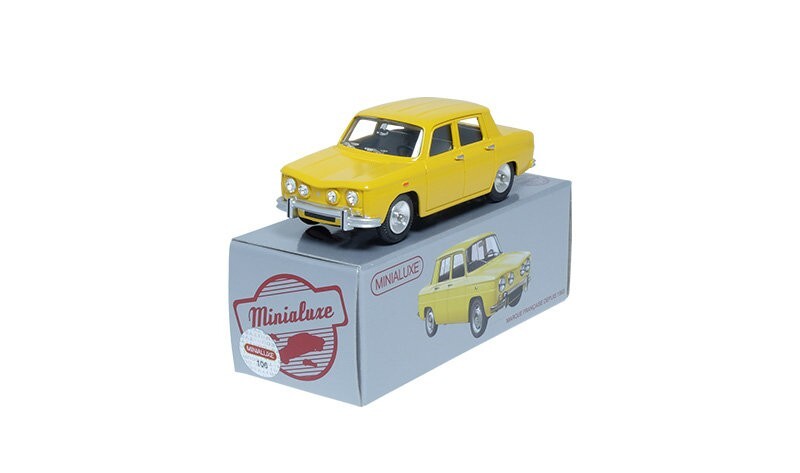 MINIALUXE Renault 8 S model car collector 1:43 scale Metal Die Cast 50 ...
