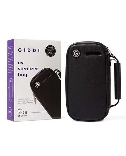 GIDDI’s UV Sterilizer Bag is a sanitizing device travel bag ...