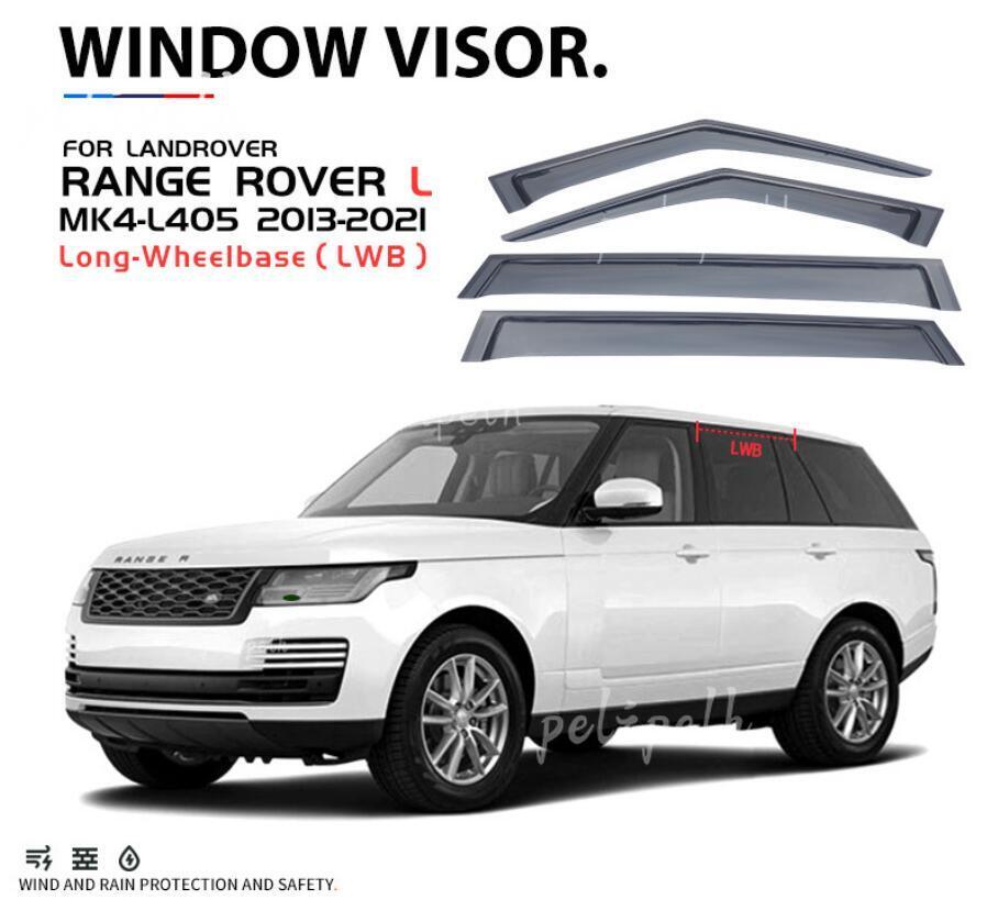 out Window Sunshield Visor Rain Guard Trim For Range Rover LWB MK4-L405 ...