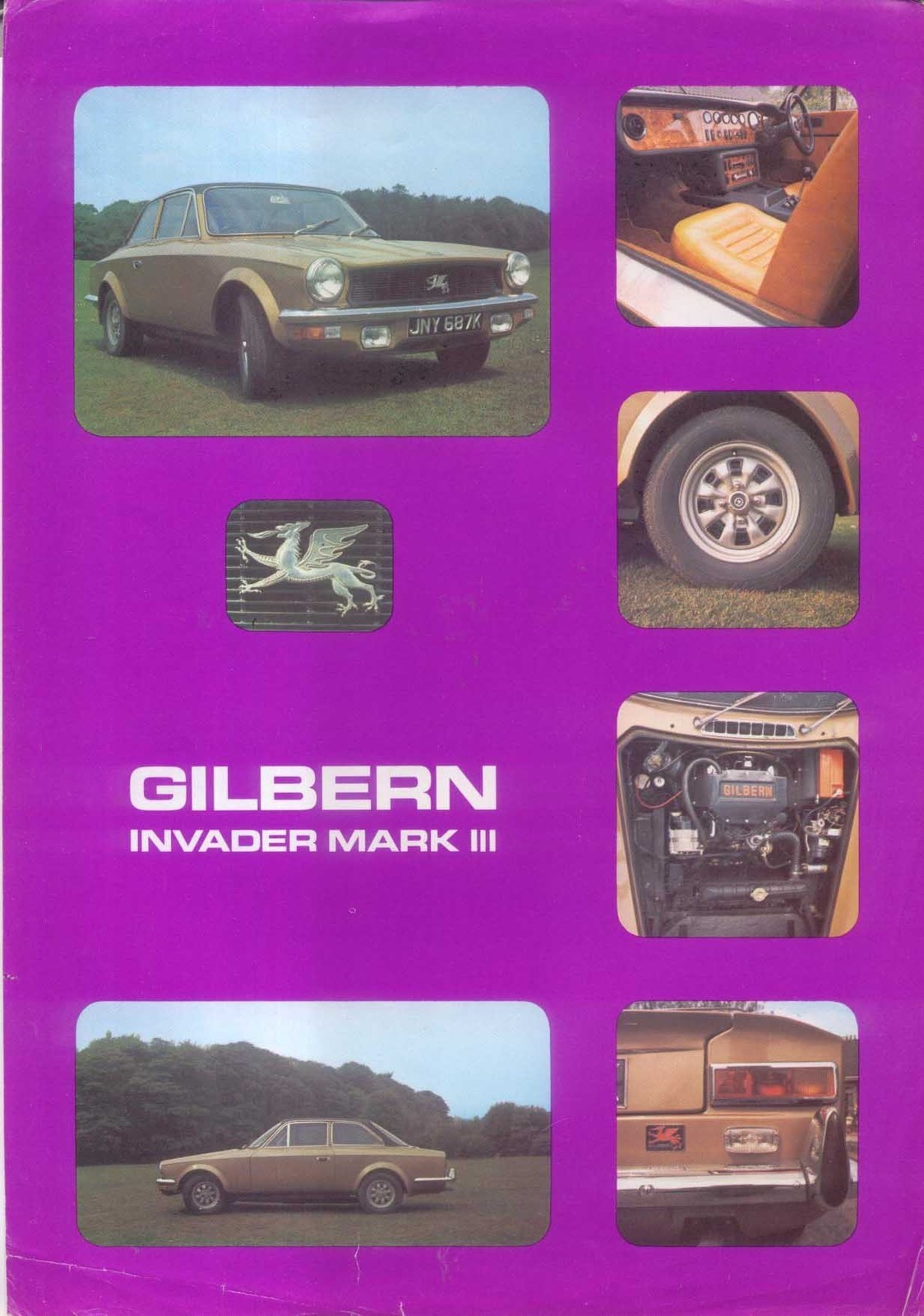Gilbern Invader Mk III 1972-73 Original UK Market Single Sheet Sales ...