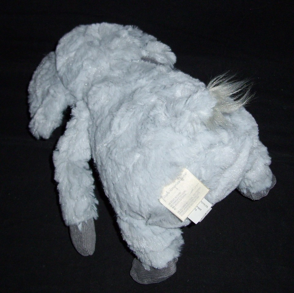 9.5" First Impressions Gray Elephant Plush Stuffed Animal Soft Baby ...