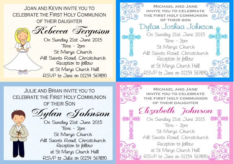 First Holy Communion Invitation Wording Amazon.com : First Communion