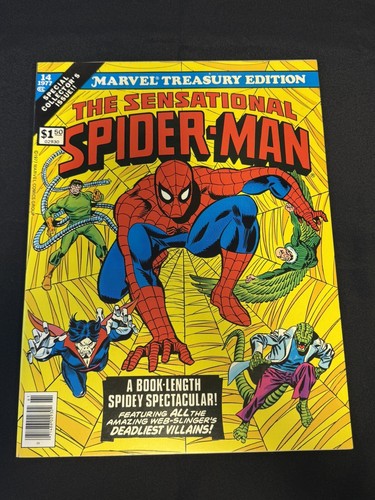 1977 MARVEL TREASURY THE SENSATIONAL SPIDER-MAN #14 *UNPRESSED ...