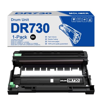Black DR370 High Drum Unit Replacement for Brother MFC-L2750DW L2730D ...