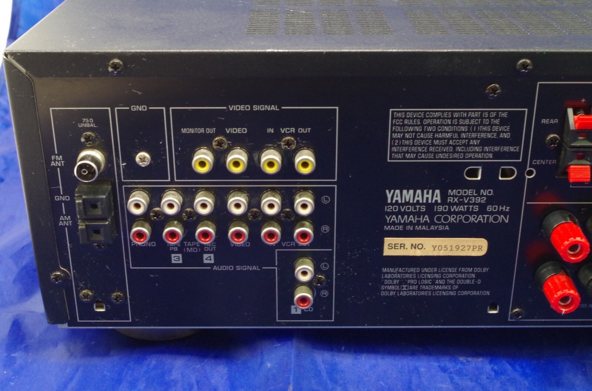 Yamaha Rx V392rds Prix De Rome